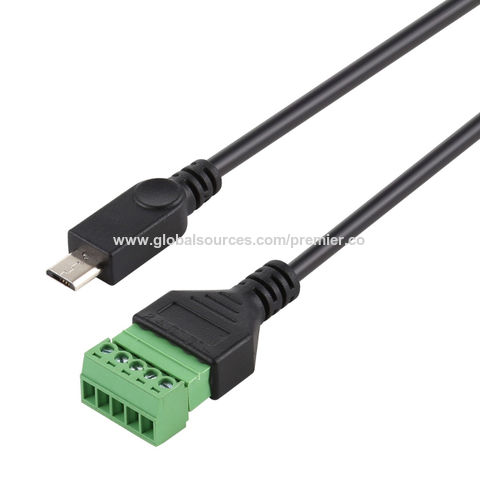 Buy Wholesale China Micro Usb To Screw Terminal Block Cable & Micro Usb ...