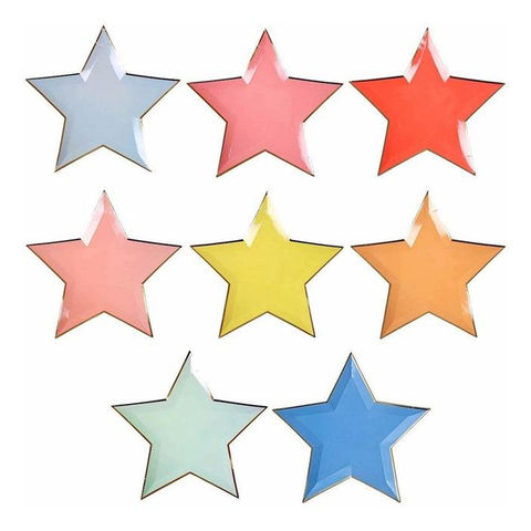 Buy Wholesale China Custom Star Design Disposable Paper Plates Can Be ...