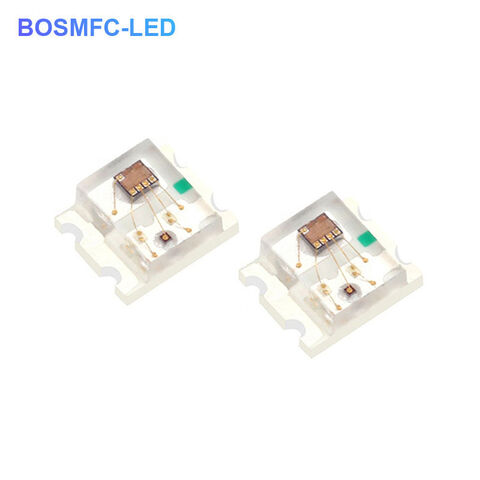 Factory Price Tri-color Built-in Ic Fast Slowly Flashing Rgb 0807 Smd ...
