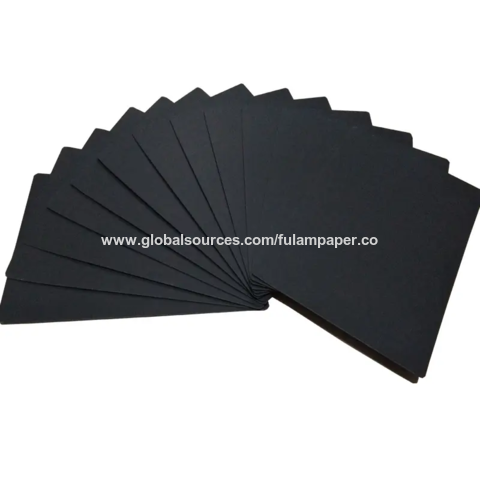 Buy Wholesale China 600gsm Rolling Hard Paper Black Cardboard & Rolling ...