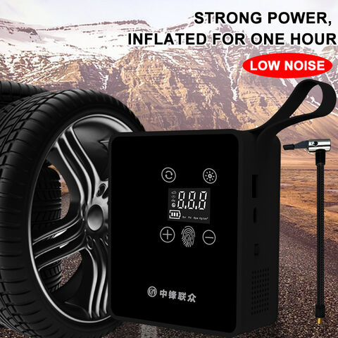 Cy1916 Portable Digital Car Bike Auto Pump Emergency Tire Inflator Tyre ...