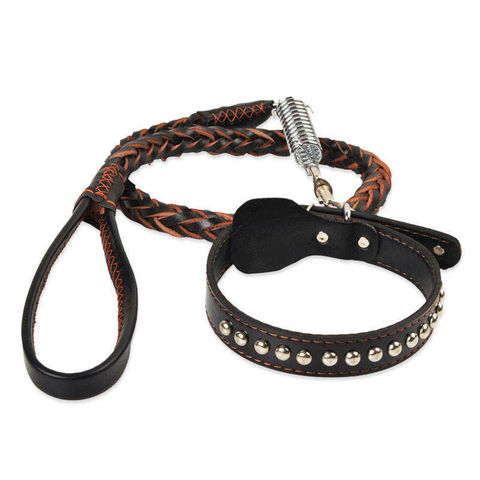Buy Wholesale China Maychan Pet Leather Dog Leash, Training & Walking ...