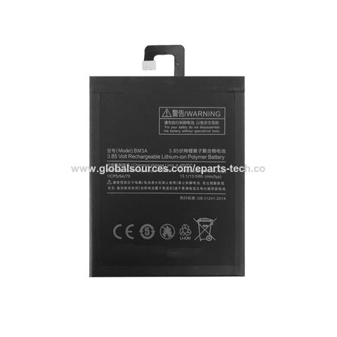 Buy Wholesale China Original Bm3a Mi Battery For Xiaomi Note 3 3400mah ...