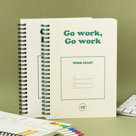 Buy Wholesale China Labon Paper Cover Go Work Life A5 Wire Bound ...