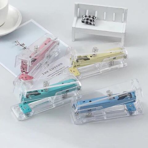 Buy Wholesale China Supplier Candy Color Transparent Stapler Ins ...