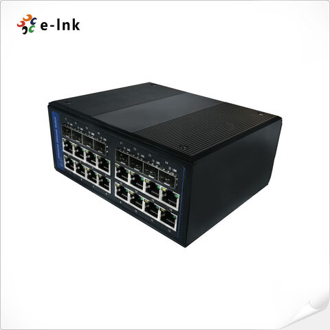 Buy Wholesale China Wholesale Industrial 16-port 10/100/1000t 802.3at Poe + 8-port 100/1000x Sfp ...