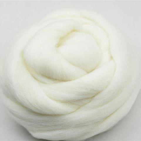 Buy Wholesale China New Design Wholesale White Wool Roving Fiber Spin ...