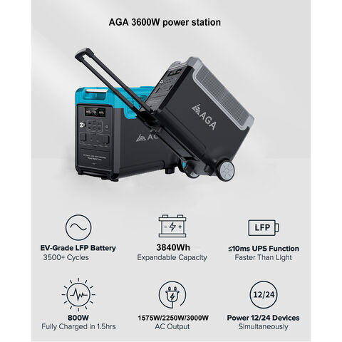 Buy Wholesale China Oem 3600w 110v 220v Rechargeable Outdoor Household Lifepo4 Portable Power ...