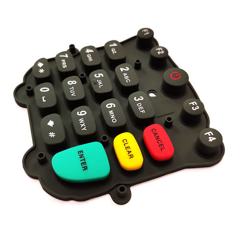 Buy Wholesale China Rubber Keypad & Silicone Rubber Keypad at USD 0.4 ...