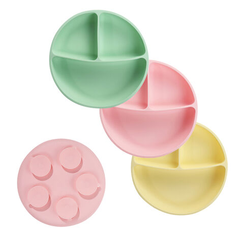 Buy Wholesale China Customize Logo Packing Safety Silicone Baby Plates ...