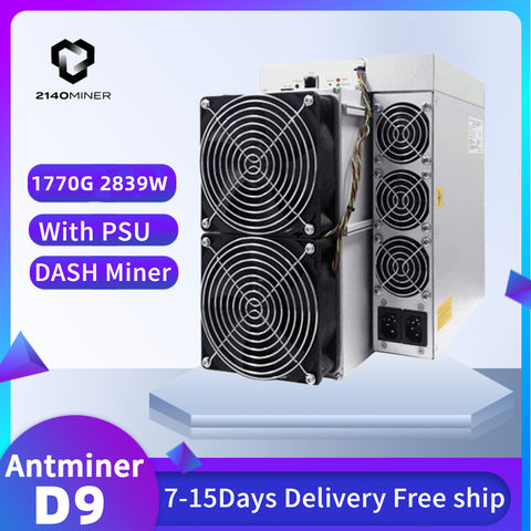 Buy Wholesale China Antminer D9 (1770gh) From Bitmain Mining X11 Algorithm With A Maximum ...