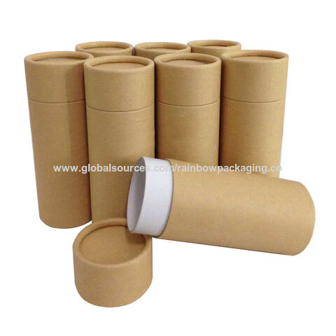 Wholesale Luxury Custom Cylinder White Paper Tube For Tea Round Paper ...