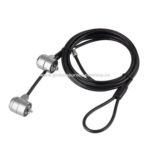 Buy Wholesale China Wholesale Key Style Dual Head Laptop/computer Lock ...