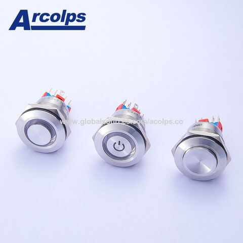 Buy Wholesale China Wholesale Arcops Am25 Rgb Push Button Switch Tri ...