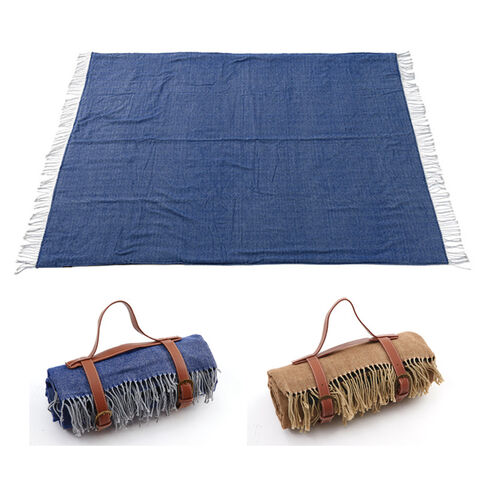 Buy Wholesale China Stock Waterproof Thickened Beach Mat With Leather ...