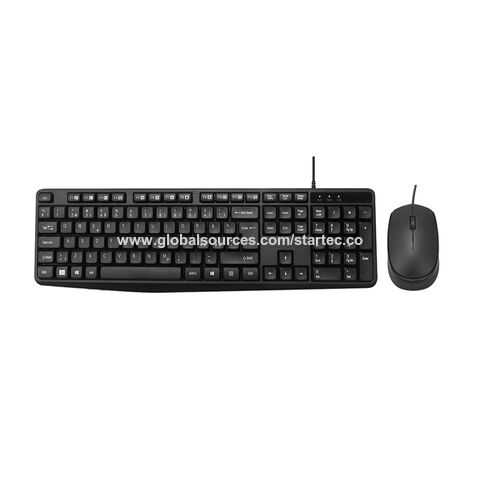 Usb Wired Keyboard Mouse Combo Office Combo Kits Full Size Keyboard And ...
