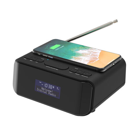 Buy Wholesale China Clock Radios Wireless Charging Radios Led Clock ...