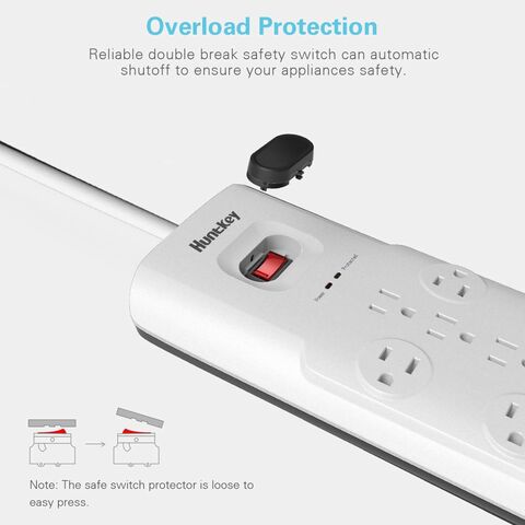 Buy Wholesale China Huntkey Surge Protector Power Strip With Usb 12 ...