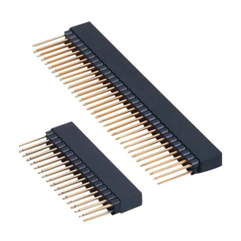 Buy Wholesale China 2.54mm Pitch Connector Dip Double Rows Female Header Pin Header 2.54mm Pc104 ...