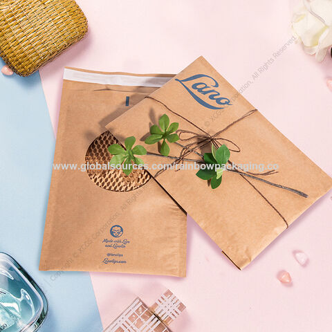 Buy Wholesale China Customized Compostable Cushion Bubble Kraft Paper ...
