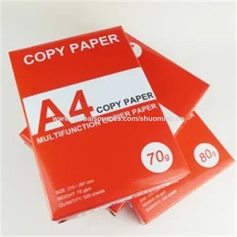 Buy Wholesale China Double A A4 Size70g 80gsm White A4 Copy Paper 500 ...
