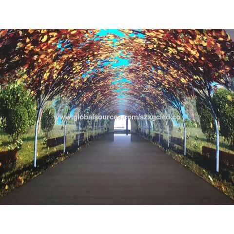 Buy China Wholesale P2.5 Indoor Soft Led Display Screen Flexible Tunnel ...