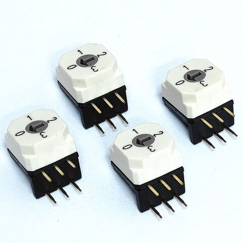 Buy Wholesale China Factory Angle Type 2.54mm Pitch Rotary Coded Dip ...