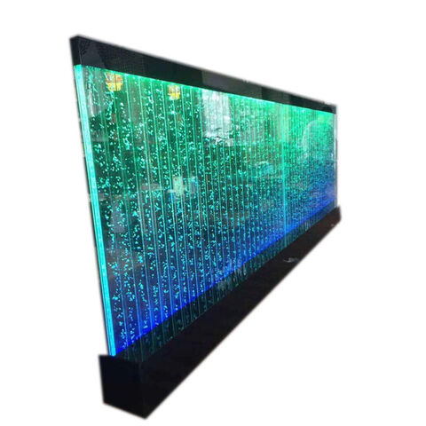 Buy Wholesale China Led Acrylic Digital Water Bubble Panel Programmable Bubble Wall With Bullet ...
