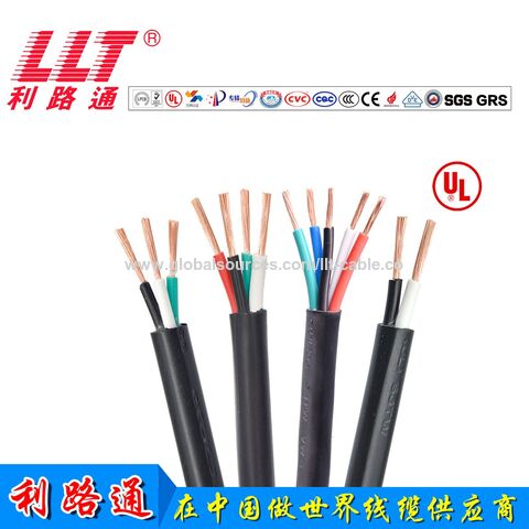 Premium Quality High Conductively 3 Cores 14awg Sjtow Flexible Power ...
