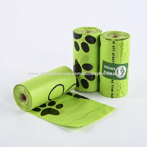 Buy Wholesale China Cornstarch 100% Biodegradable Pet Dog Garbage Bag ...