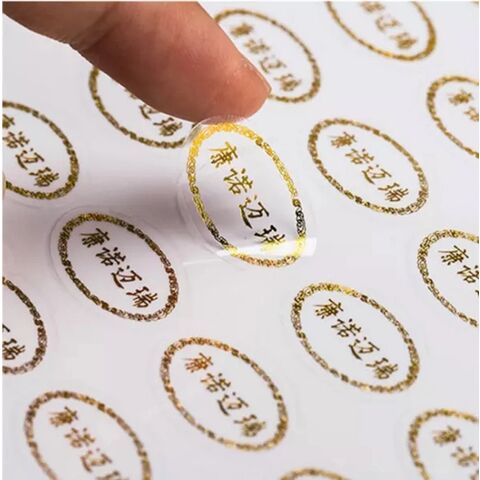 Buy Wholesale China Transparent Clear Sticker Custom Logo Printing ...