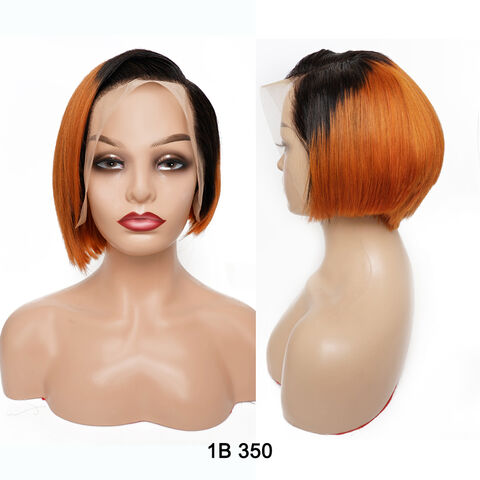 Buy Wholesale China Tt Hair T1b350 Ombre Ginger Bob Wigs 13x4 Lace ...