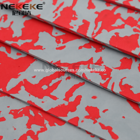 Nekeke Eva Mat Grey Red Camouflage Color For Boat Yacht Outdoor Decking ...