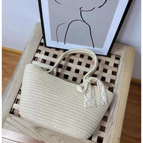 Buy Wholesale China High Quality Handmade Cotton Rope Woven Round ...