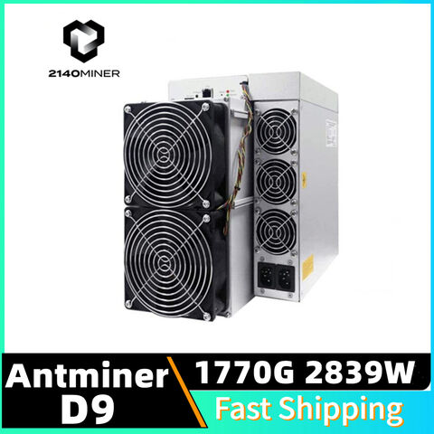 Buy Wholesale China Antminer D9 (1770gh) From Bitmain Mining X11 ...