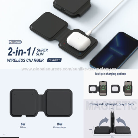 Buy Wholesale China 2 In 1 Super Slim Wireless Charger,charging Power ...