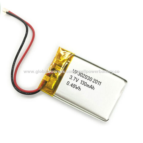 Buy Wholesale China Vcell/oem Vp302030 3.7v 130mah Rechargeable Lithium ...