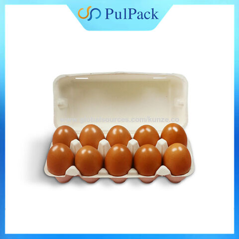 Buy Wholesale China 10 Grid Egg Trays Biodegradable Egg Carton Eco ...