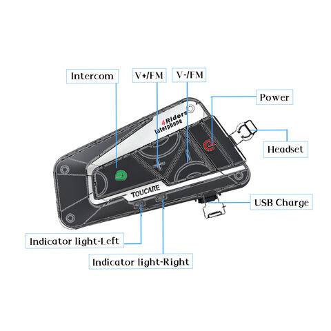 Buy Wholesale China Motorcycle Wireless Intercom System Bluetooth ...