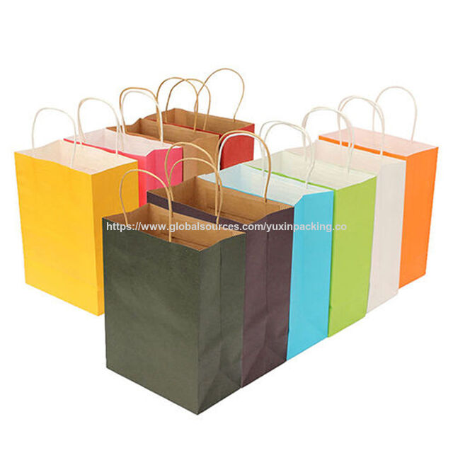 Buy Wholesale China Paper Bag Recyclable Kraft Paper Bag Shopping Bag ...