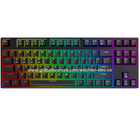 Buy Wholesale China 87 Key Wireless Tri-mode Mechanical Keyboard ...