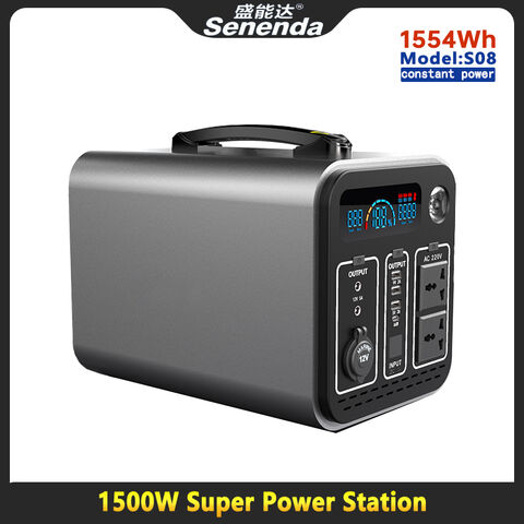 Buy Wholesale China 1500w Portable Power Station, 91200mah Backup Power ...