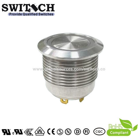Buy Wholesale China Switech Ip67 Led Momentary Metal Push Button Switch ...