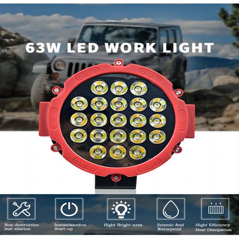 Buy Wholesale China Auto Lighting Systems 7inch 63w Round Car Led Work ...