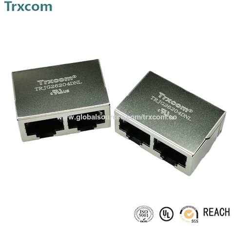 Buy Wholesale China Free Sample 1000base-t Rj45 Connector With Led ...