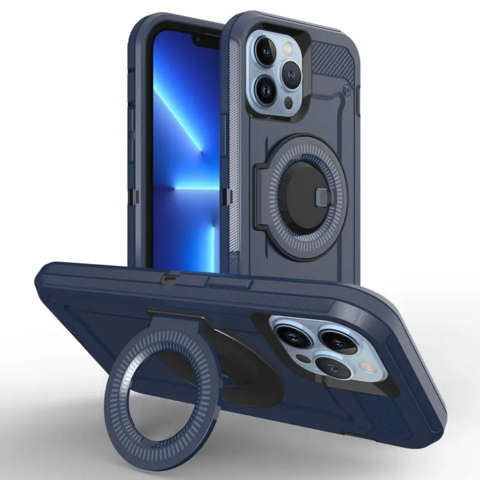 Buy Wholesale China Rugged Kickstand Back Cover For Iphone Magnetic ...