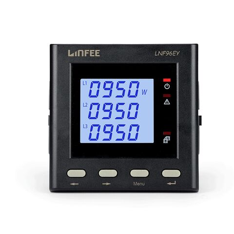 Buy Wholesale China Lcd Display Three Phase Multifunctional Power Meter ...