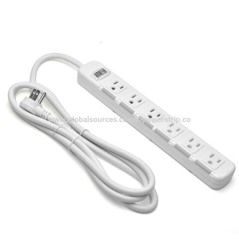 Buy Wholesale China Surge Protection Usb 6 Outlet Portable Power Strip ...
