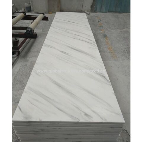 Buy Wholesale China 6-30mm Big Slab Kitchen Countertop Tops Artificial Sintered Stone White ...