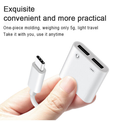 Buy Wholesale China Oem Customization Cheap 2 In 1 Charger Audio Type-c ...